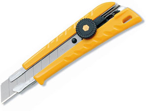 Cutter Olfa Mod. L-1 Extra Dura 18 mm Econo. Cuerpo Plastico Caja c/15 Pzas - Ryssa Papelerías