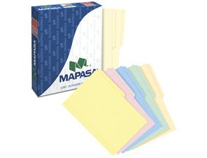 Folder Mapasa T Carta Color Azul Pastel c/100 - Ryssa Papelerías