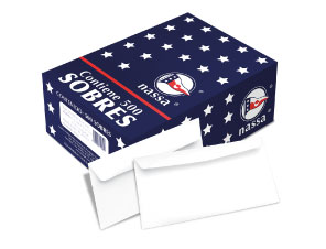 Sobre Blanco Nassa Boston 50 Oficio c/500 - Ryssa Papelerías